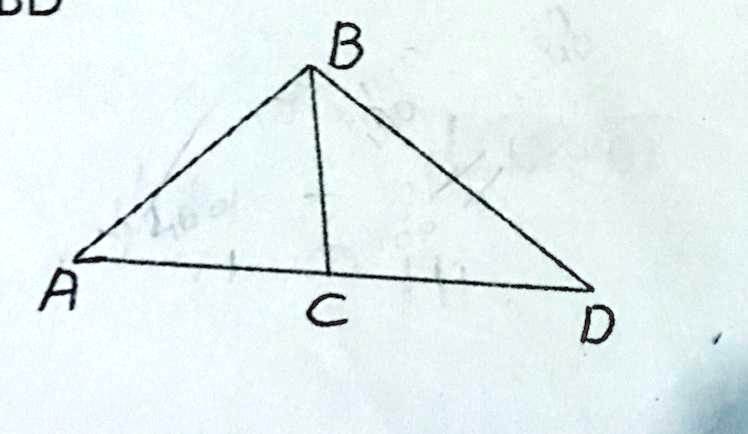 in figure angle bac 40 degree bcac and cd bd find angle abd and angle ...
