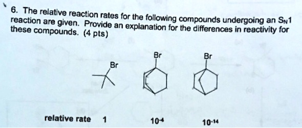 SOLVED: The relative reaction rates for the reaction are given: Provide ...