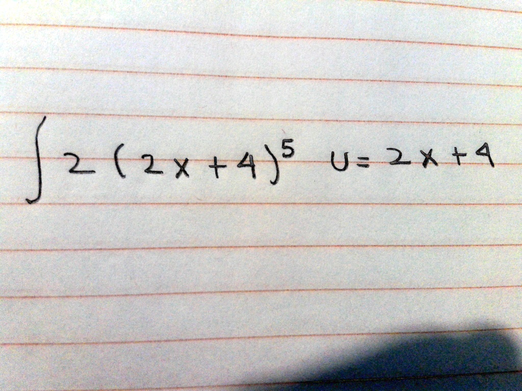 SOLVED: evalue la integral indefinida. Hagalo usando la sustitucion ...
