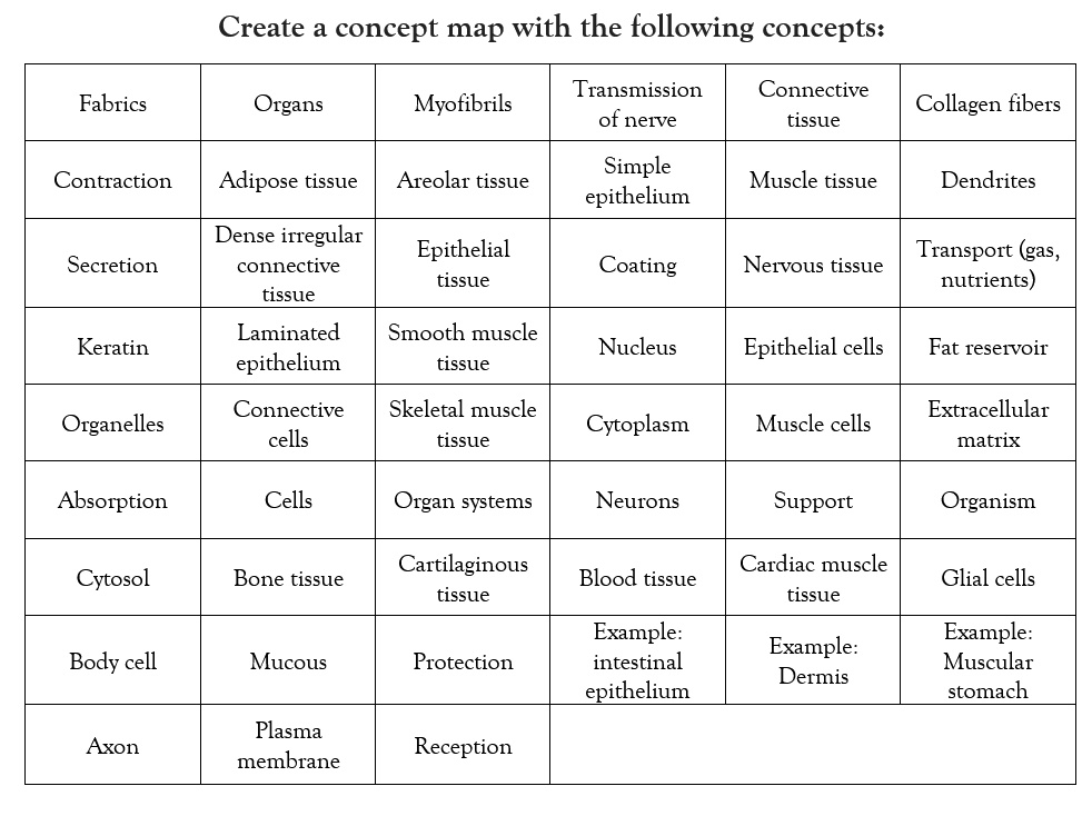 create a concept map with the following concepts transmission of neive ...