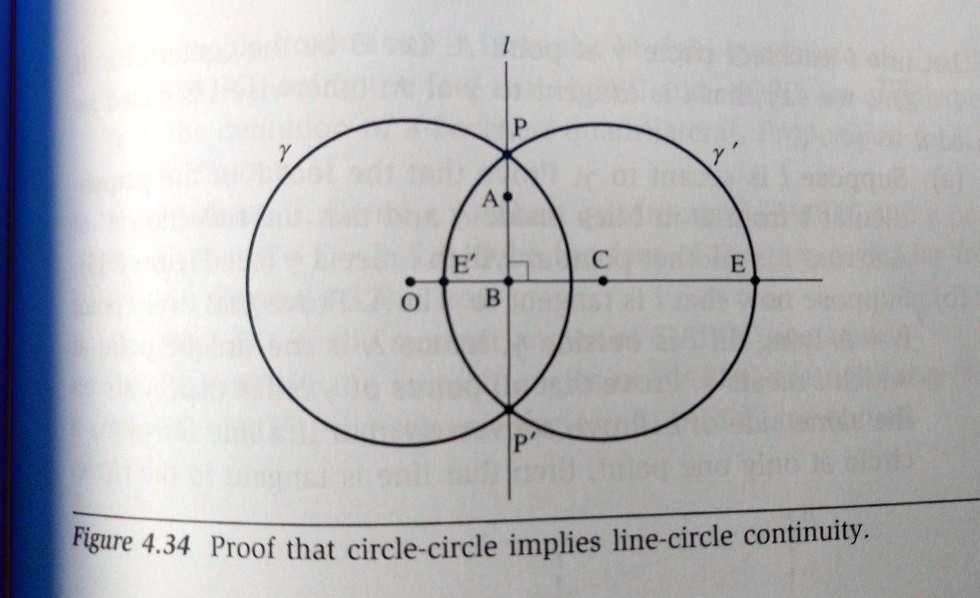 Solved A Figure 4 34 Proof That Circle Circle Implies Line Circle Continuity