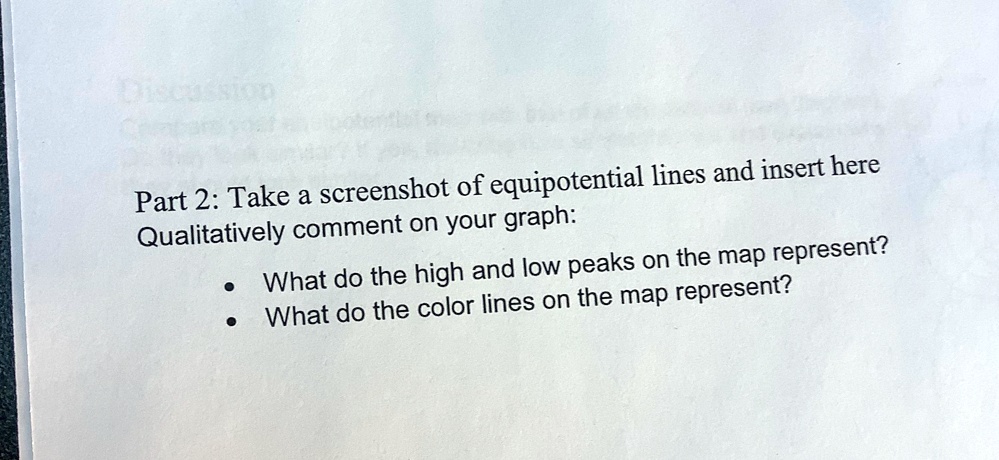 Part 2: Take a screenshot of equipotential lines and insert here ...