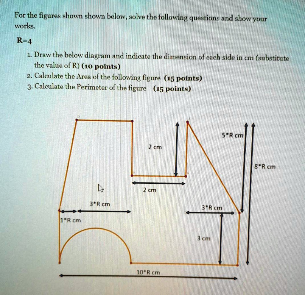 SOLVED: For the figures shown shown below, solve the following ...