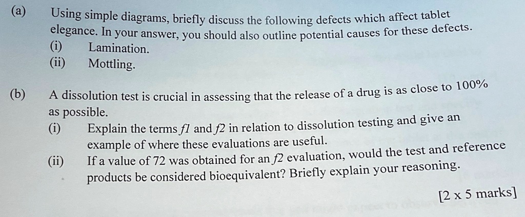 SOLVED: (a) Using simple diagrams, briefly discuss the following ...