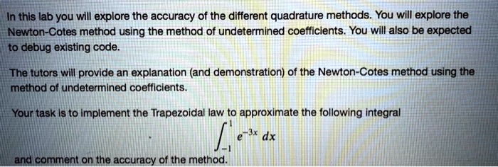 SOLVED: In this lab, you will explore the accuracy of different ...