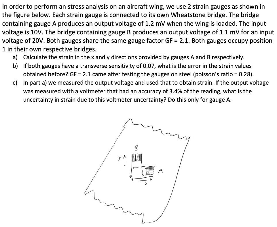 in order to perform an stress analysis on an aircraft wing we use 2 ...