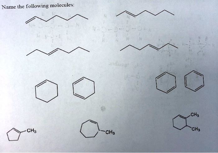 SOLVED: Name the following molecules: CHa CH3 'CH3 CHa