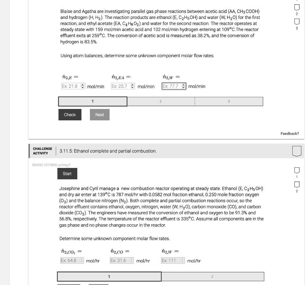 0 2 0 blaise and agatha are investigating parallel gas phase reactions ...