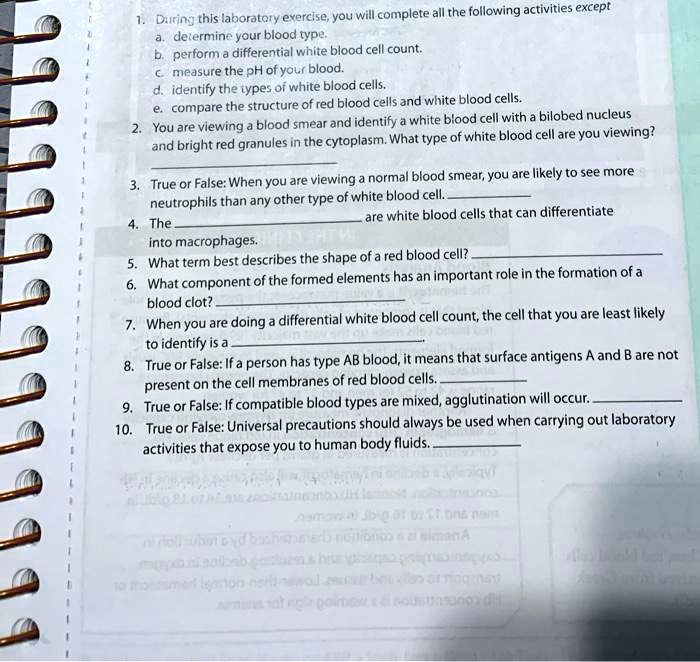 SOLVED: During this laboratory exercise, you will complete all of the ...