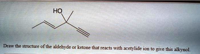 SOLVED: OH Draw the structure of the aldehyde or ketone that reacts ...