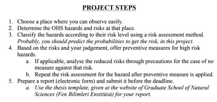 SOLVED: PROJECT STEPS 1. Choose a place where you can observe easily. 2 ...