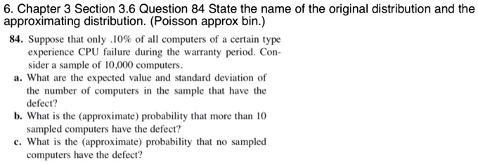 SOLVED: Chapter 3 Section 3.6 Question 84 State the name of the ... SOLVED: Chapter 3 Section 3.6 Question 84 State the name of the ...