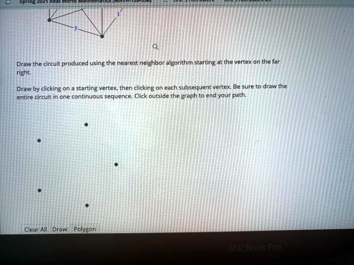 draw the circuit produced using the nearest neighbor gorithm right ...