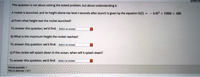 SOLVED: This question norabout solving the stated problem; but about ...