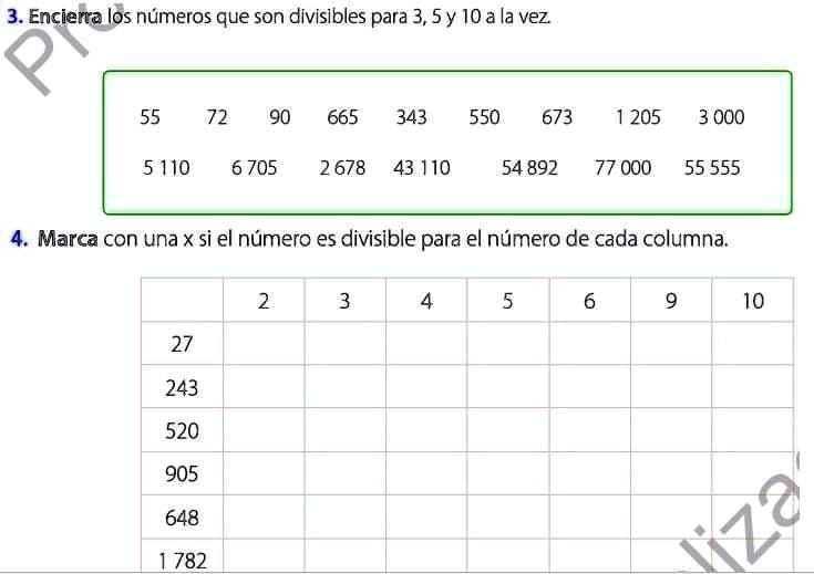 SOLVED: doy corona si resuelven esto 3. Encierra los números que son ...
