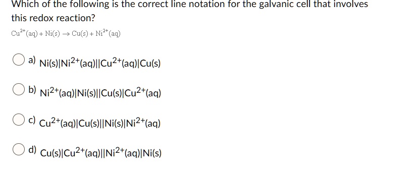 Solved Which Of The Following Is The Correct Line Notation For The
