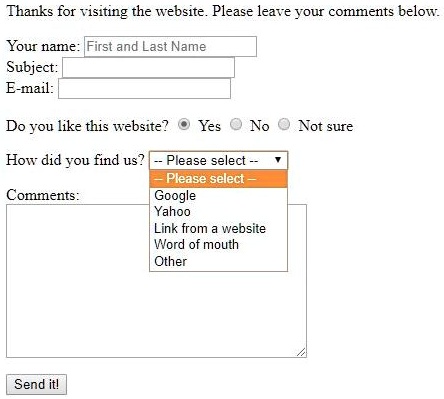 SOLVED: Recreate the form in the image below with proper HTML code. The ...