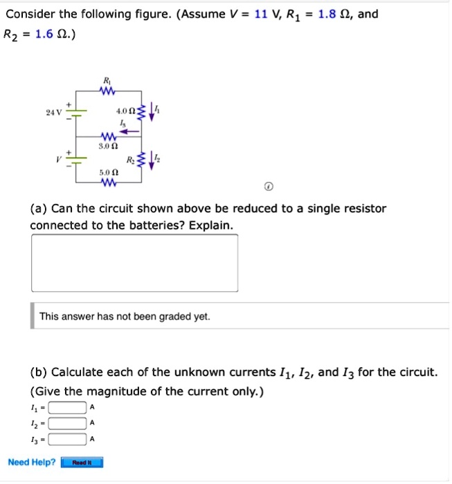 consider the following figure assume v 11 v ri 18 0 and rz 16 0 4042 m ...