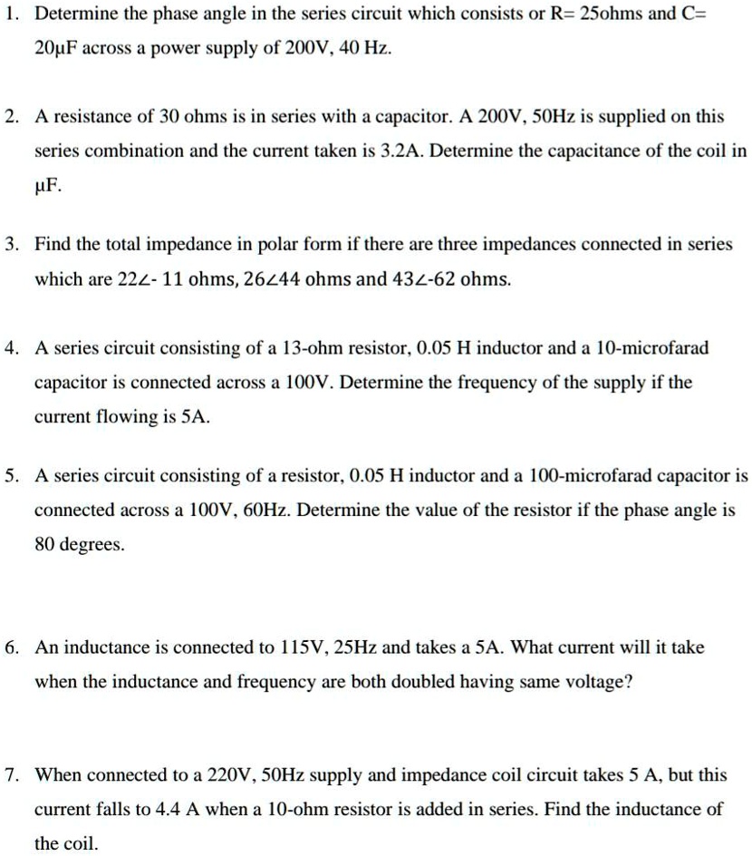 topic introduction to ac circuits kindly show a diagram and a step by ...