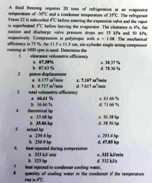 Evans Tempcon Freon Capacity