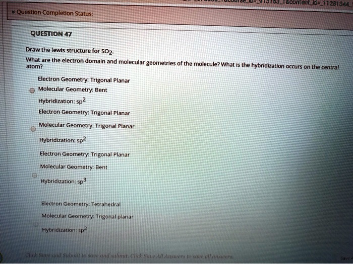 SOLVED:Alent3 -11291384 Question Completion Status: QUESTION 47 Draw ...