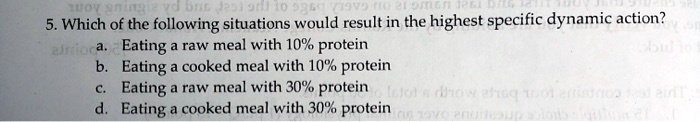 SOLVED: 5. Which of the following situations would result in the ...