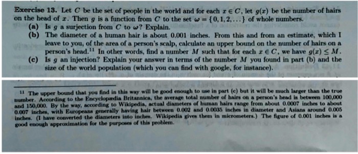 SOLVED:Exerciac 13 Let C be the set of people in the world and for cach ...