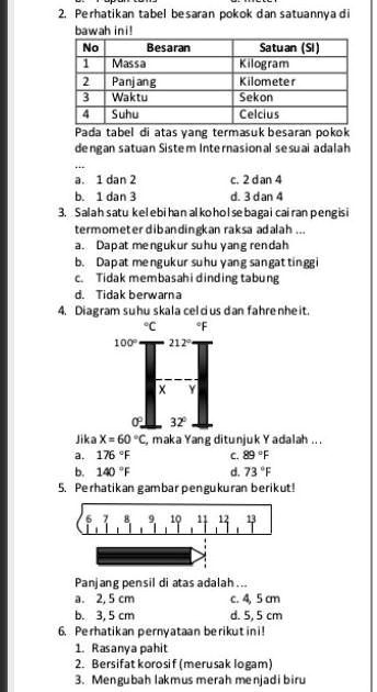 SOLVED: mohon bantu kakak dan abang Perhatikan tabel besaran pokok dan ... SOLVED: mohon bantu kakak dan abang Perhatikan tabel besaran pokok dan ...