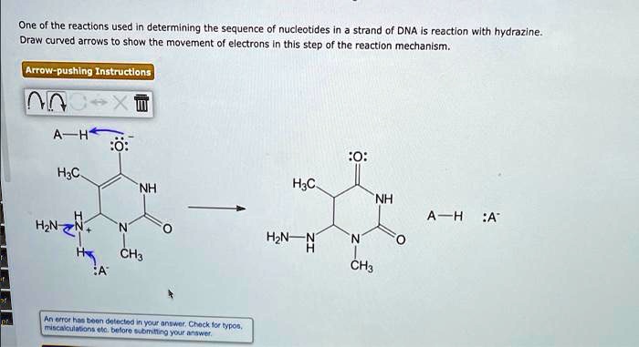 SOLVED: One of the reactions used determining the sequence of ...