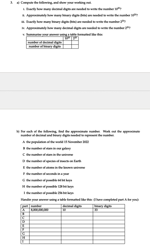 SOLVED: Show the problem solving process in detail a) Compute the ...