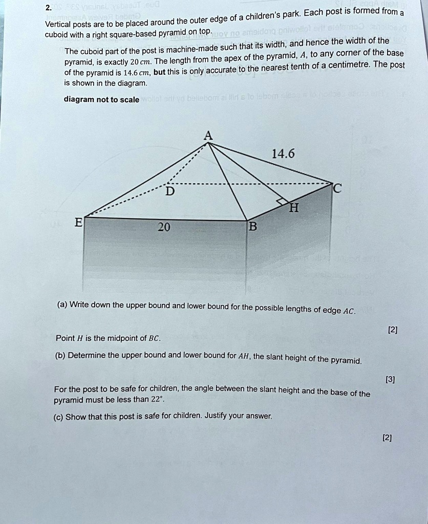 vertical posts are to be placed around the outer edge of a childrens ...
