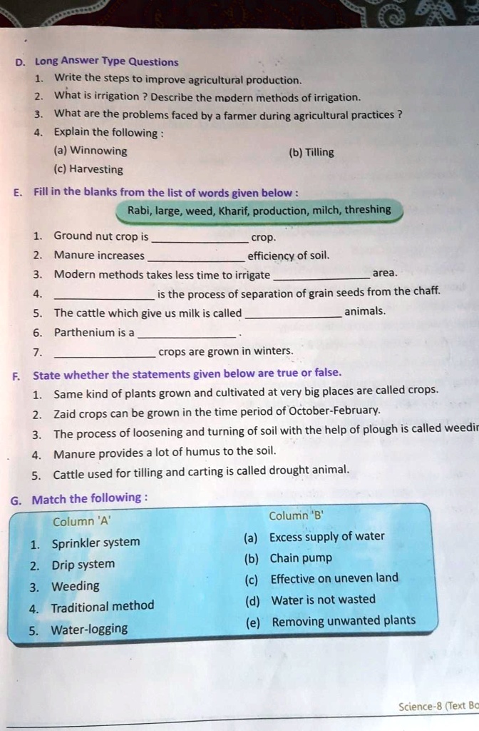 SOLVED: TO area. D. Long Answer Type Questions 1. Write the steps to ...