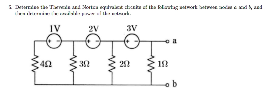 SOLVED: Please solve the below question with explanation. Thank you. Determine the Thevenin and ...