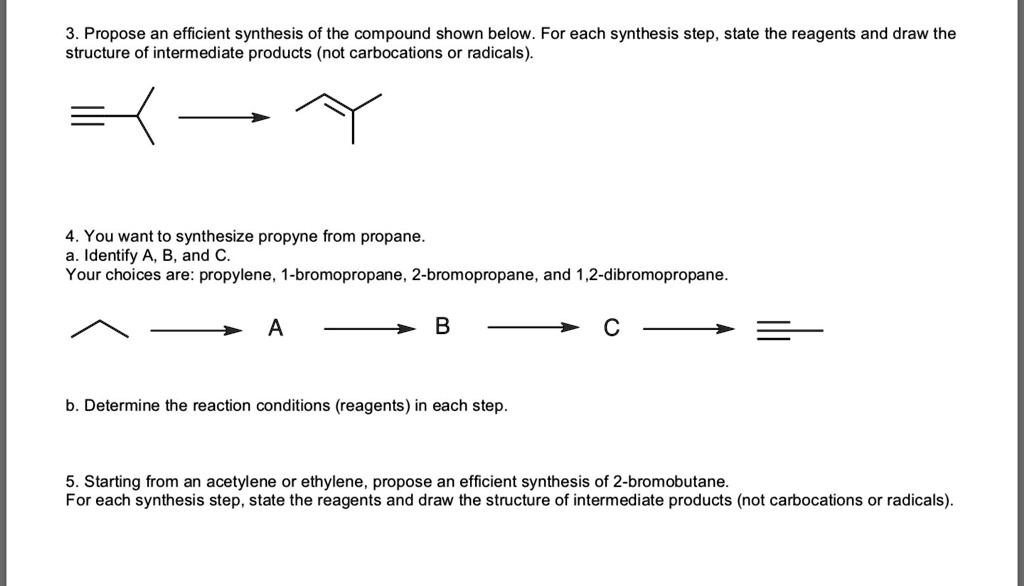 3 propose an efficient synthesis of the compound shown below...