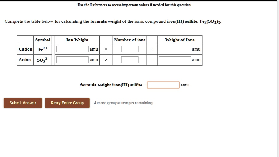 SOLVED: Use the References access important value ff needed for this ...