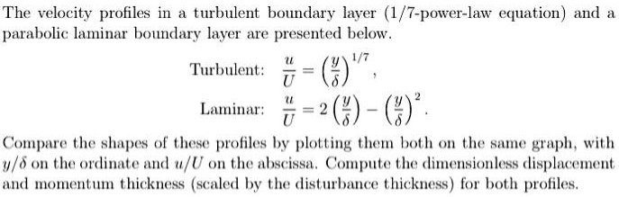 The velocity profiles in a turbulent boundary layer (1/7-power-law ...