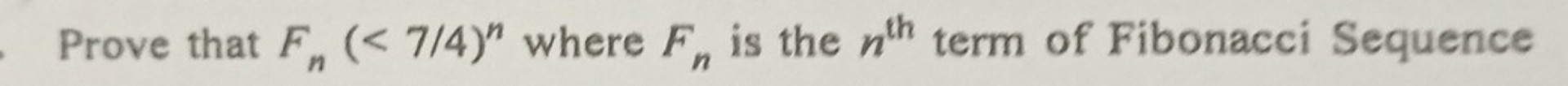 [GET ANSWER] Prove that Fn(