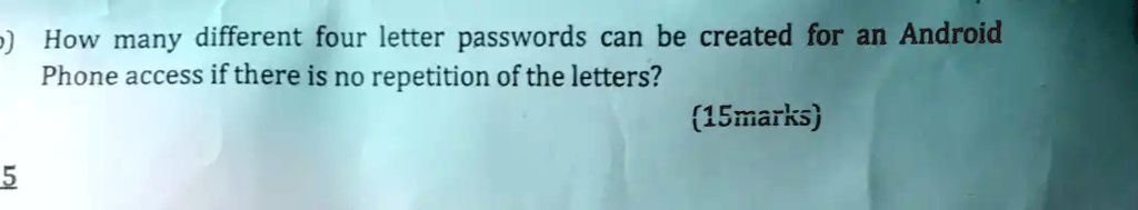 how many different four letter passwords can be created for an android ...