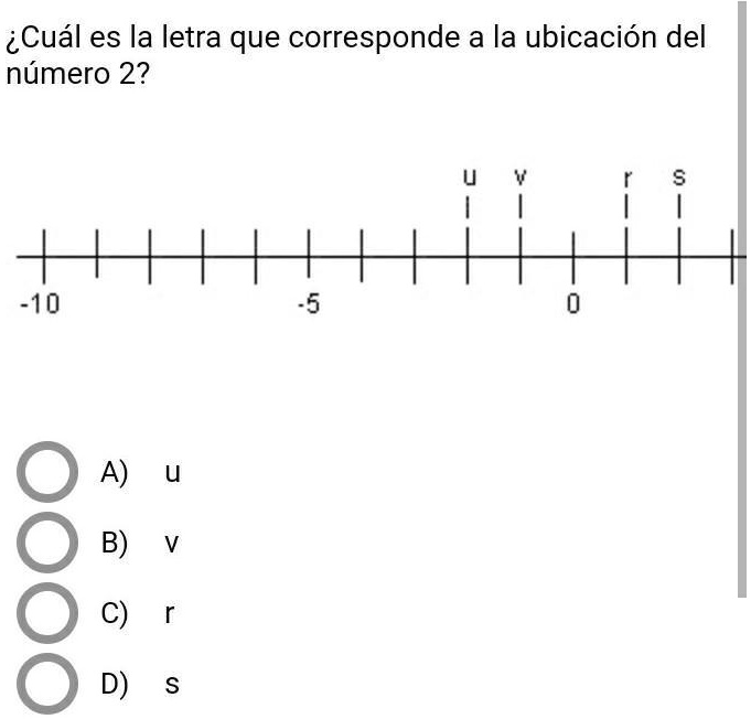 SOLVED: Cuál es la letra que corresponde a la ubicación del número 2 ... SOLVED: Cuál es la letra que corresponde a la ubicación del número 2 ...
