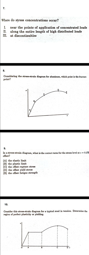 help me solve this pls where do stress concentrationg occur neat the ...