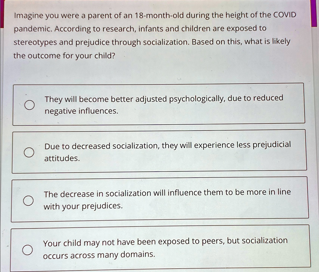 Imagine you were a parent of an 18-month-old during the height of the ...