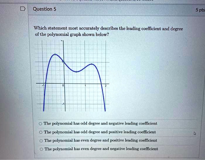 SOLVED:Question 5 5 pts Which statement most accurately describes the ...