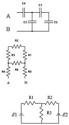 SOLVED: Consider the following circuits. ﻿﻿﻿Calculate equivalent capacitance between A-B ...
