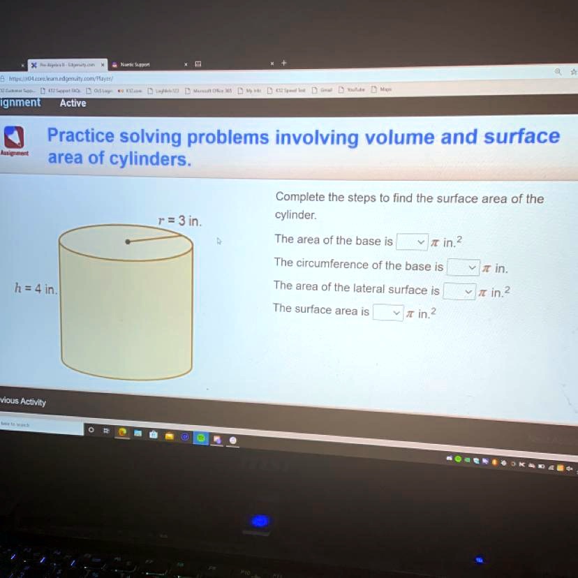 Practice solving problems involving volume and surface area of ...