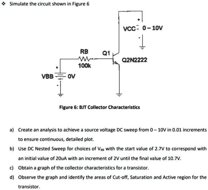 SOLVED: Please simulate the circuit and answer a), b), c), and d ... SOLVED: Please simulate the circuit and answer a), b), c), and d ...