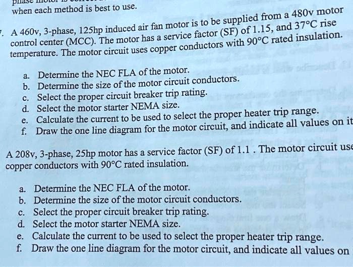 Motor Starter Heater Sizing Guide - Infoupdate.org