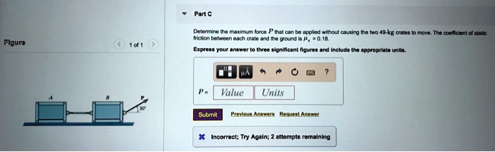 Solved Determine The Maximum Force P That Can Be Applied Without