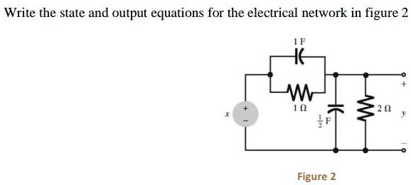 VIDEO solution: Write the state and output equations for the electrical ...