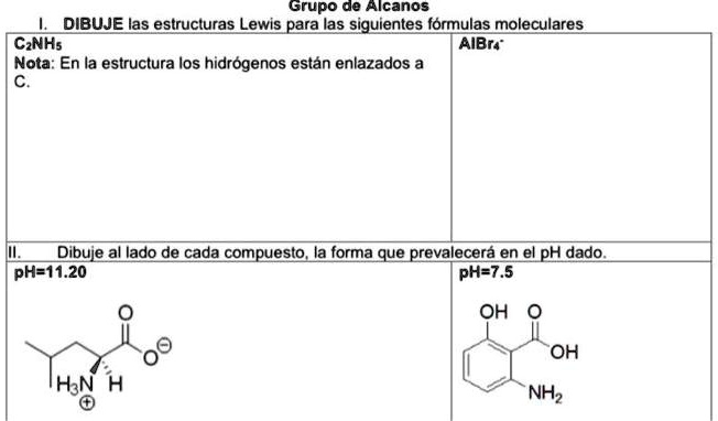 SOLVED: 1. DRAW the Lewis structures for the following molecular ...