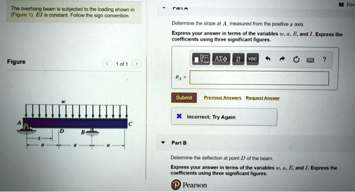 solve both parts please with explanation the overhang beam is subjected to the loading shown in ...